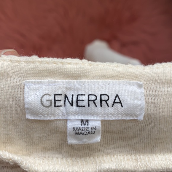 GENERRA | Tops | Anthropologie Generra Ruched Scoop Neck Top Sz M ...